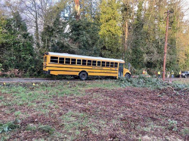 Fire crews assist with downed power line on West Linn school bus | West ...